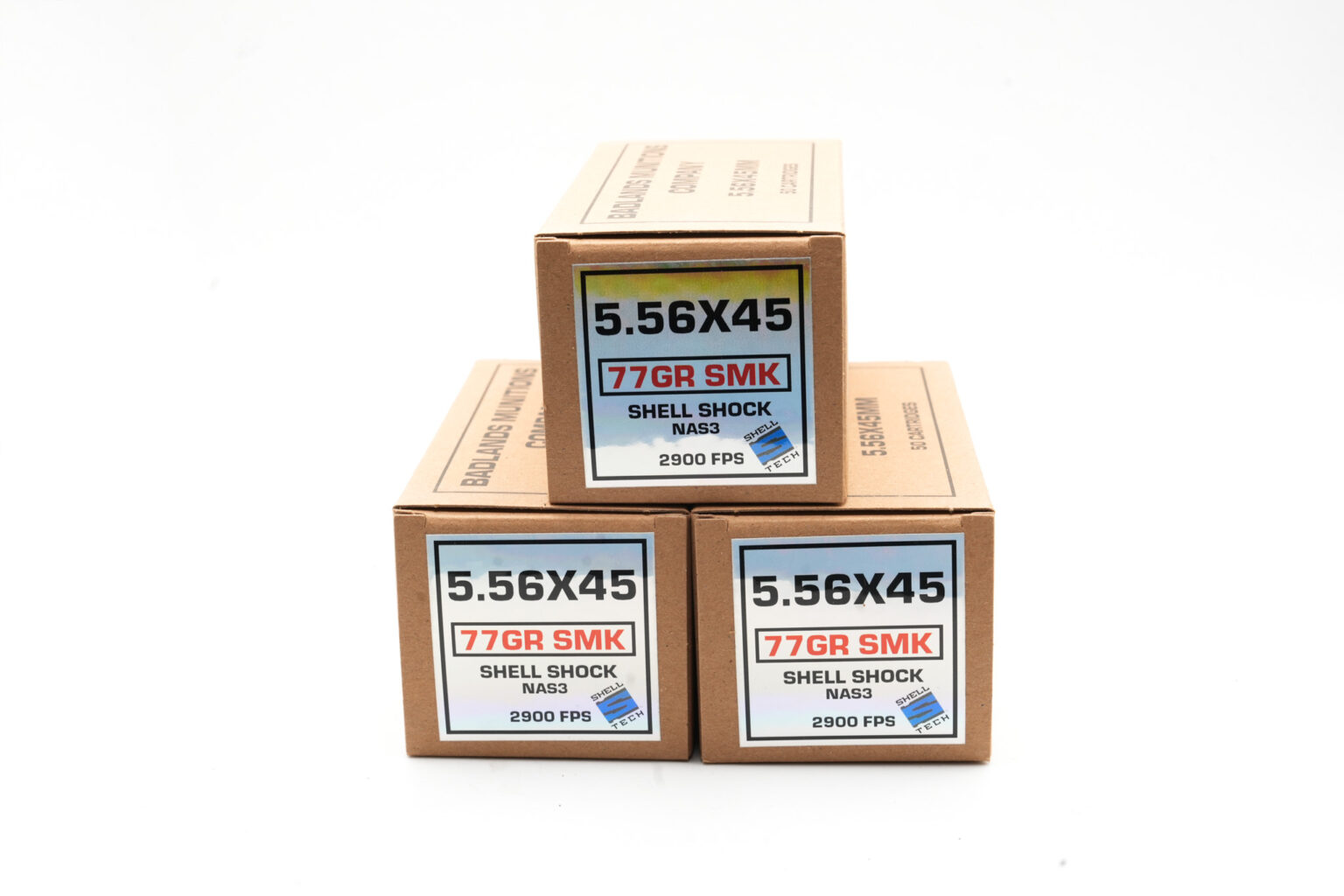Badlands Ammo 5.56 NAS3 77GR SMK OTM NS3 - Gallenson's Guns
